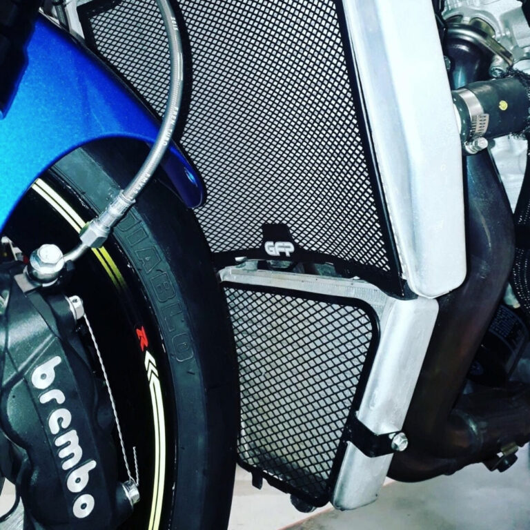 GFP Aluminium Radiator & Oil Cooler Guards - 2pc - Suzuki Hayabusa 2008 ...